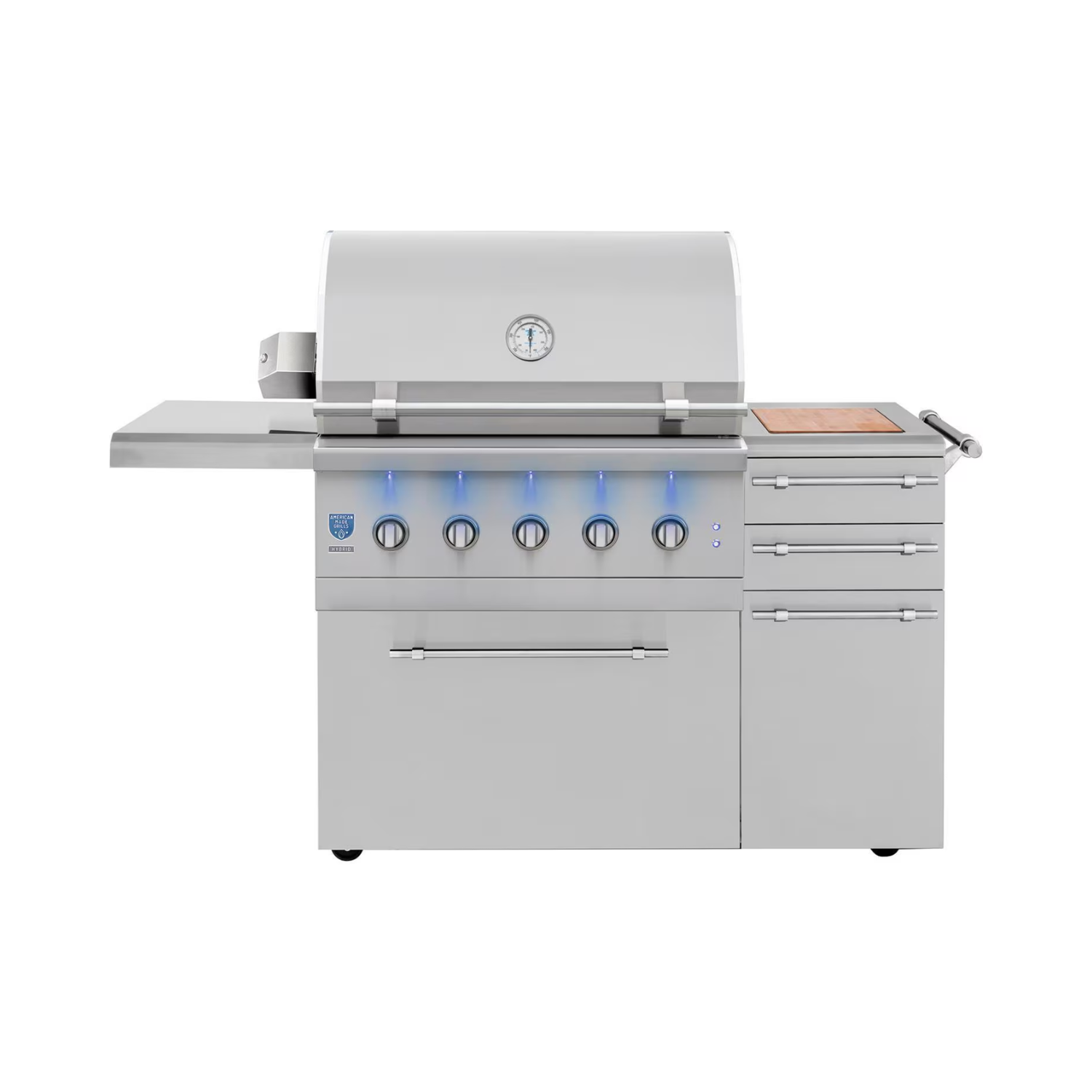 American Made Grills Encore 36-Inch Freestanding Hybrid Grill – ENCFS3 ...